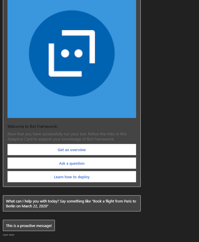 Proactive Messages In Microsoft Bot Framework Binarygrounds 2939